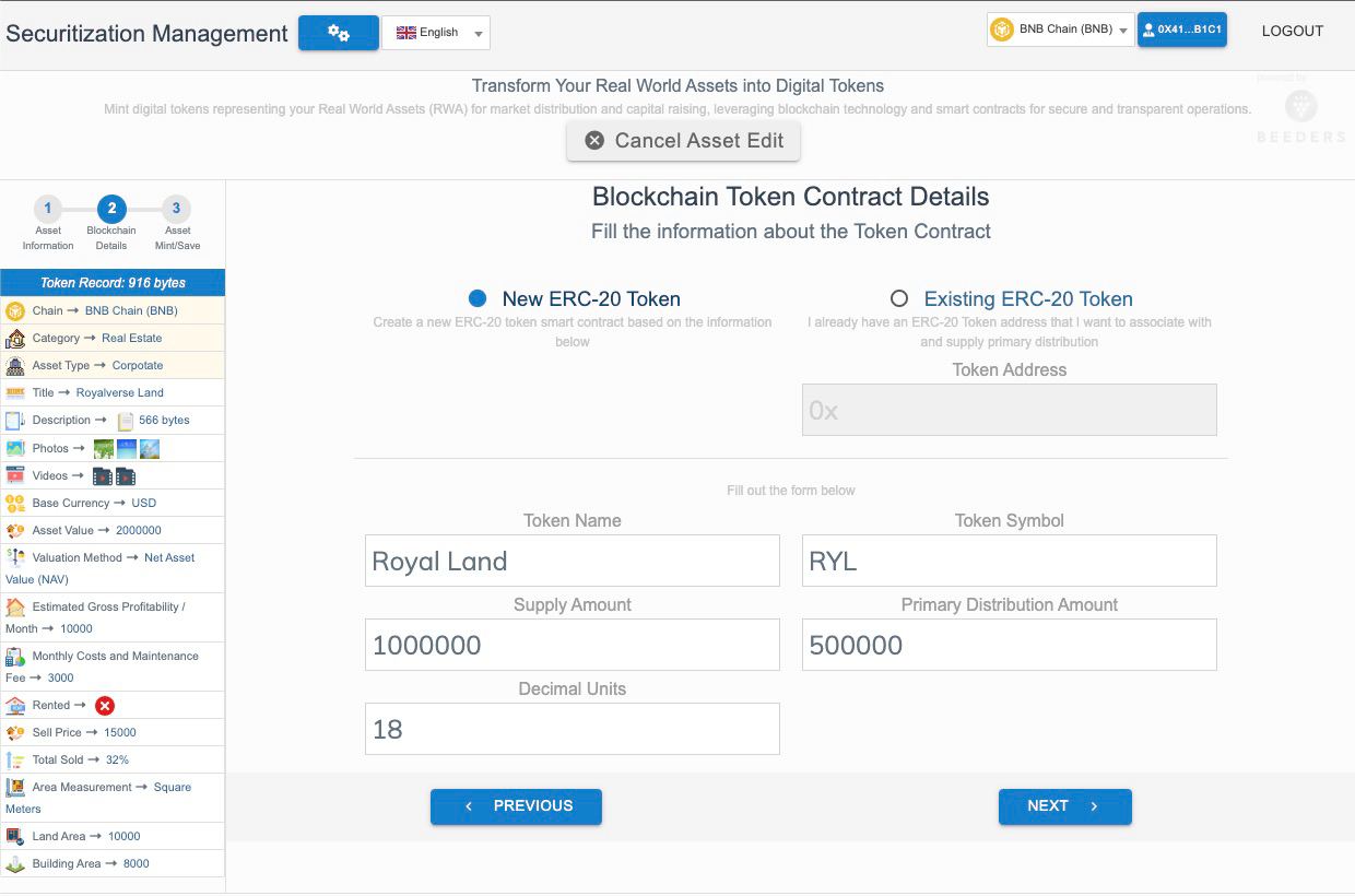 White Label Tokenization - Beeders White Label Tokenization - Beeders